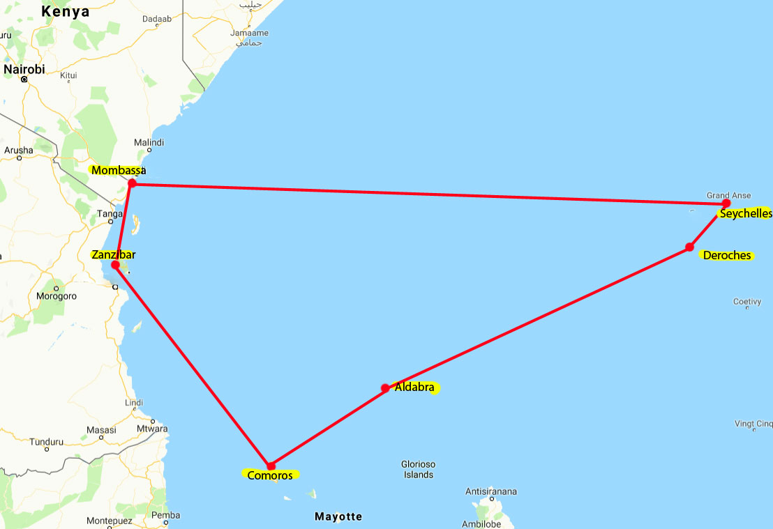 Lindblad Explorer Mombassa to Seychelles