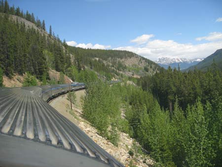 The Canadian Train, Kamloops to Edmonton, via Jasper, the Rockies